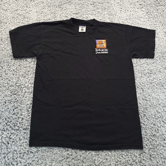 Unionmade | Shirts | Vintage United Workers Shirt Men Large Black Wsrjb ...